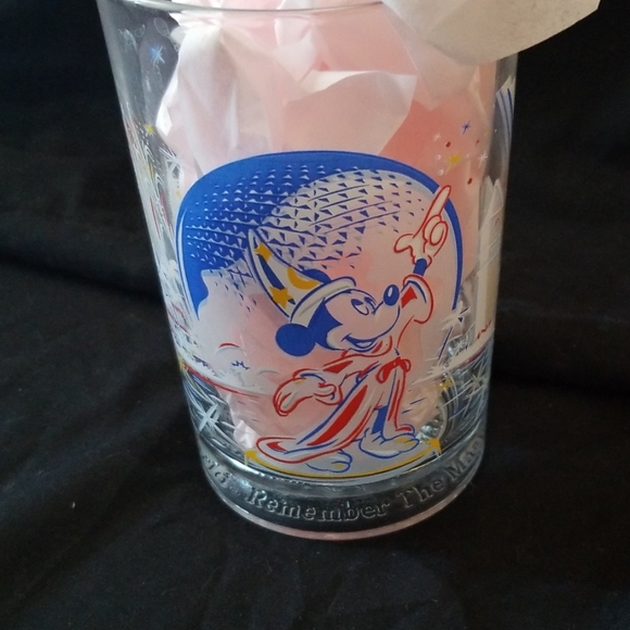 Disney | Kitchen | Disney 25th Anniversary Epcot Glass | Poshmark